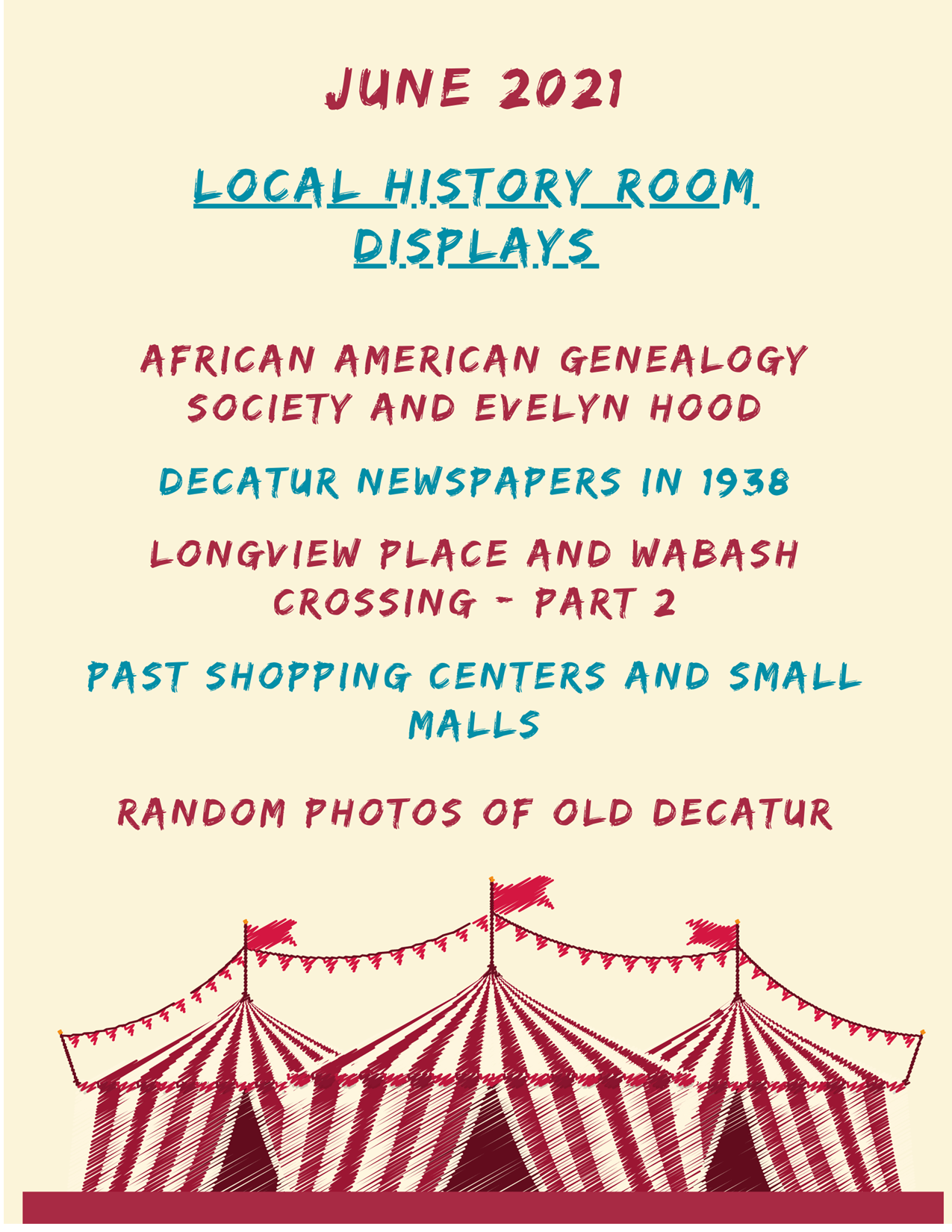 Local History - Past Displays | Decatur, IL Public Library