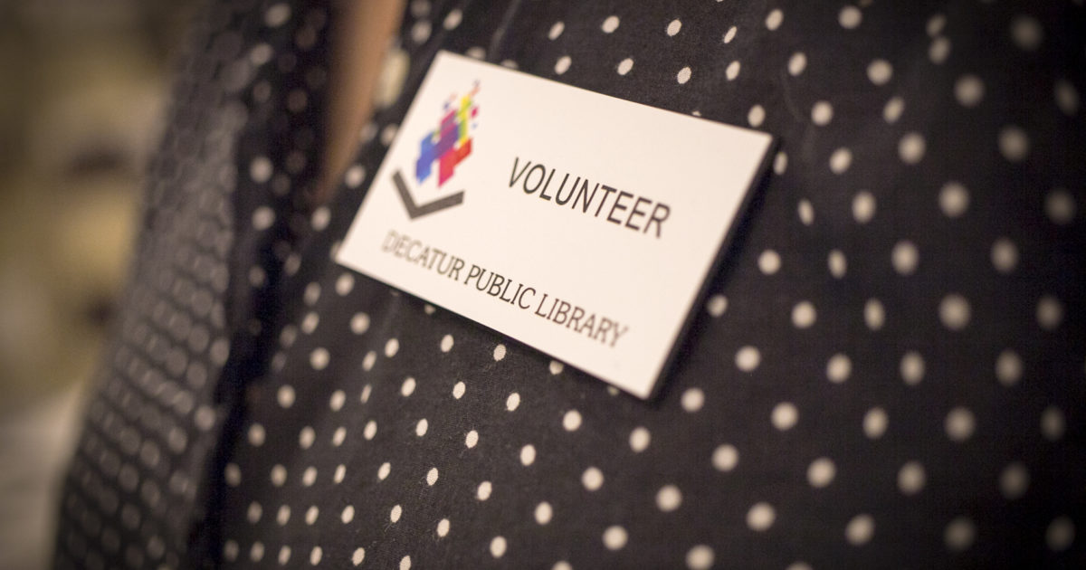 Volunteer Policy | Decatur, IL Public Library